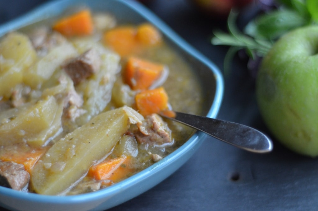 Yummy Fall Pork & Apple Stew - Bariatric Foodie